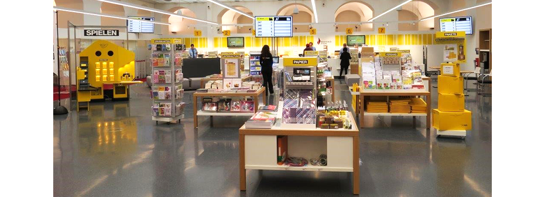 Neue Postfiliale in Wien besticht mit Wohlfühl-Charakter